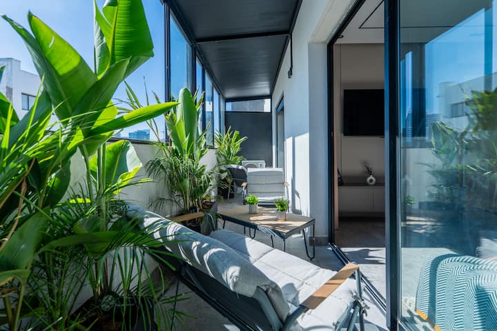 Terrasse Végétalisée | Vue Cfc • Self Check-in - Casablanca