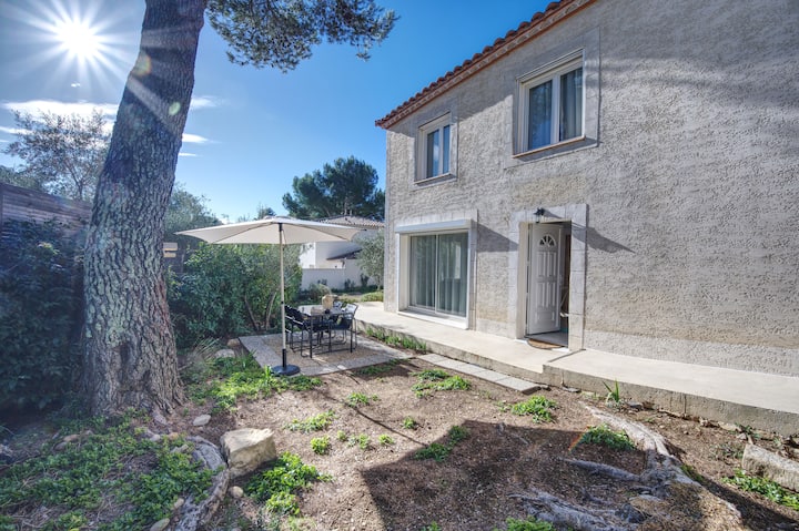 Maison Lescale Nîmoise Jardin Parking Privé - Marguerittes