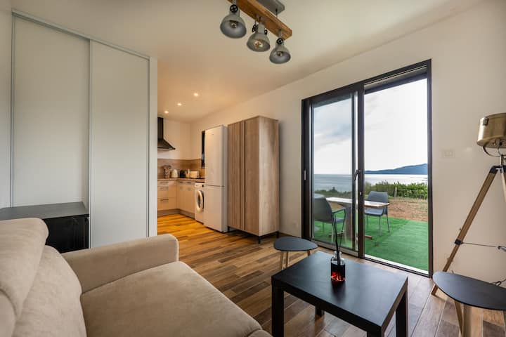 Charmant Studio Vue Mer, Proximité Plages - Serra-di-Ferro