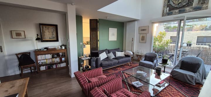 Duplex Familial • Balcon • Métro 14 • Paris 10 Min - Saint-Ouen