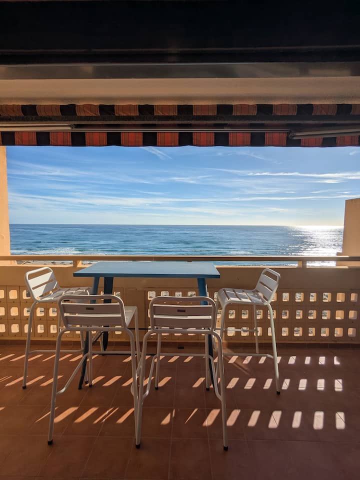 Appartement Traversant Vue Mer Première Ligne - Leucate