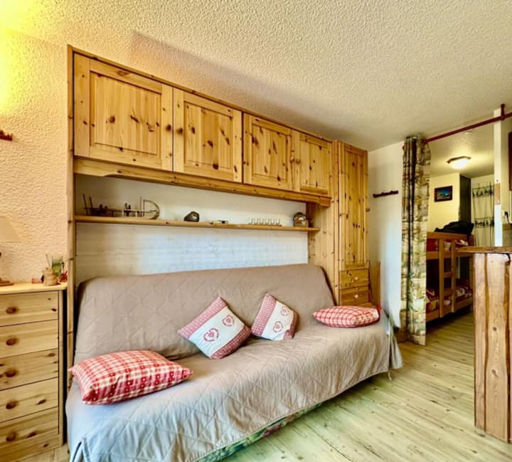 Studio "Snowcarroz" Avec Vue Pour 4 Personnes - Flaine