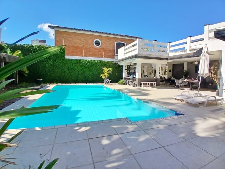 Pousada 2 Quadras Da Praia + Café Da Manhã Suíte 8 - Guarujá