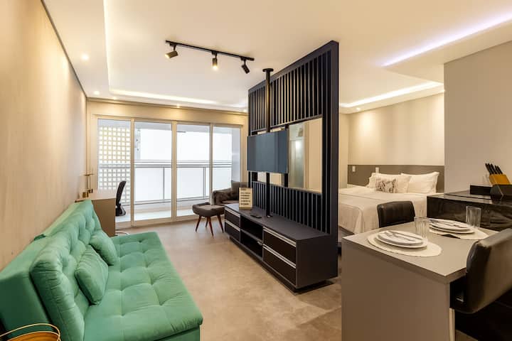 Studio Novo No Cambuí Centro 1 Ac Garagem - Campinas