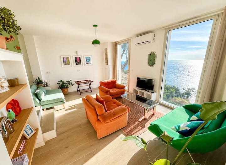 Tiki Lodge, Vue Mer à 5min à Pied De Monaco - Cap-d'Ail