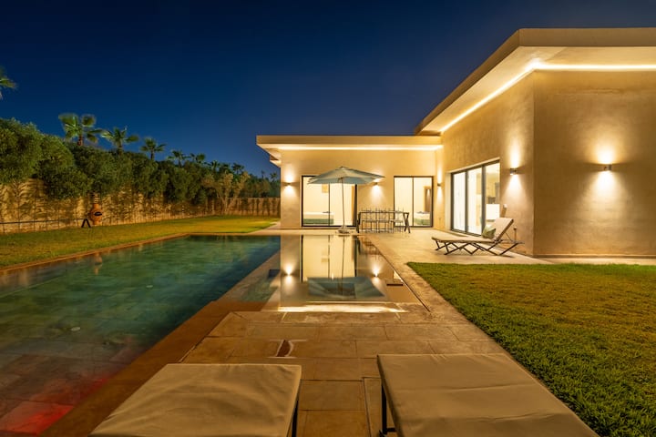 Villa Proche Centre - Piscine Et Jacuzzi Privés - Maroc