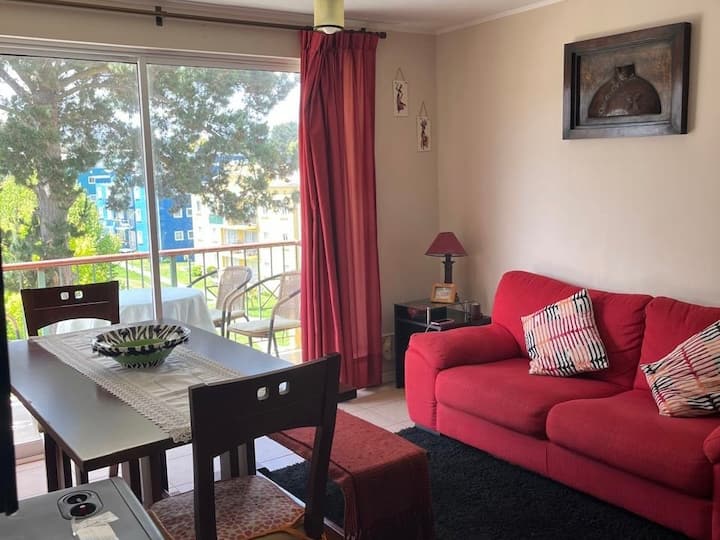 Depto. 6 Personas Algarrobo - Mirasol Con Piscina - Algarrobo