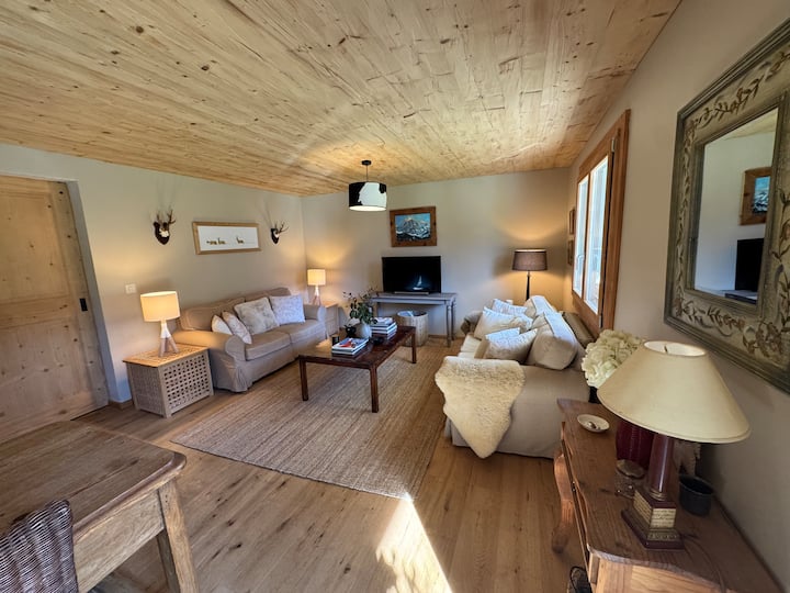 Cosy Alpine Apartment With Garden & Mountain View - Les Diablerets