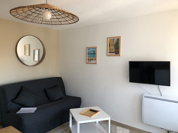 Studio Cosy Avec Terrasse à 5 Min Du Port - Mauguio