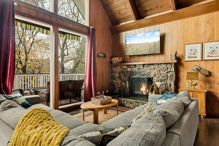 Snow! Fireplace | Pet + Fenced Yard - Running Springs, CA