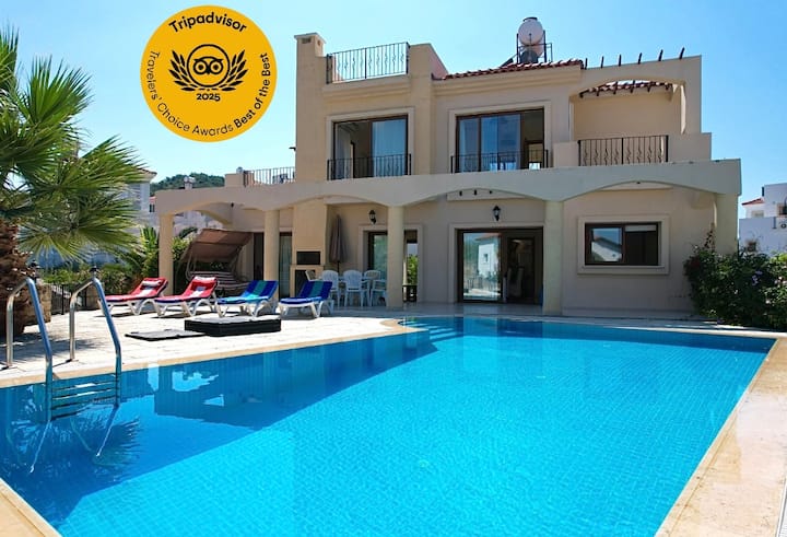 Dağ Ve Deniz Manzaralı ÖZel Havuzlu Dubleks Villa - Northern Cyprus