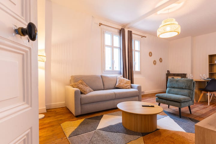 Paille - Grand & Lumineux T3 - Hypercentre - 6pers - Le Mans