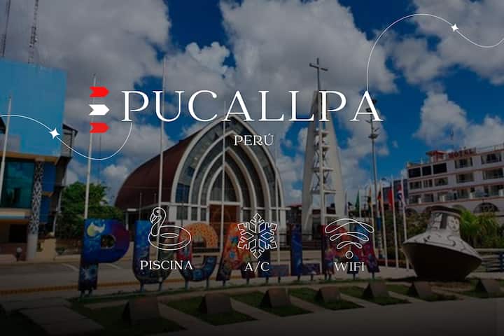 House Cozy+pool+ac+laundry+parking+wifi@perú - Pucallpa