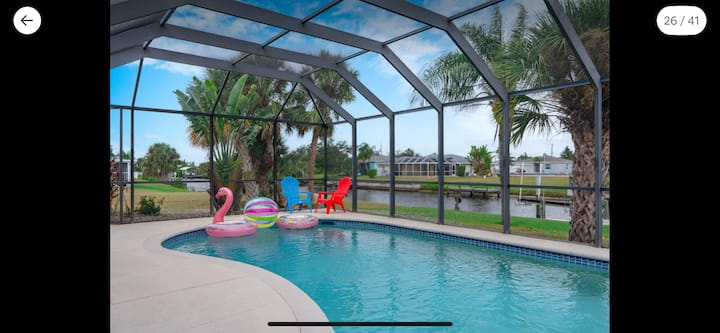 3 Bedroom 2 Bath With Heated Pool - Port Charlotte, FL