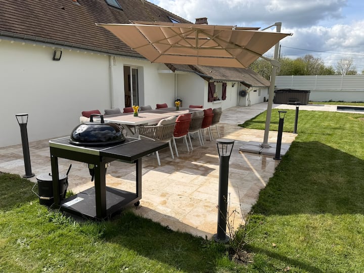 Maison De Campagne Avec Piscine Et Jacuzzi - Pré Catelan - Jardin de Marcel Proust