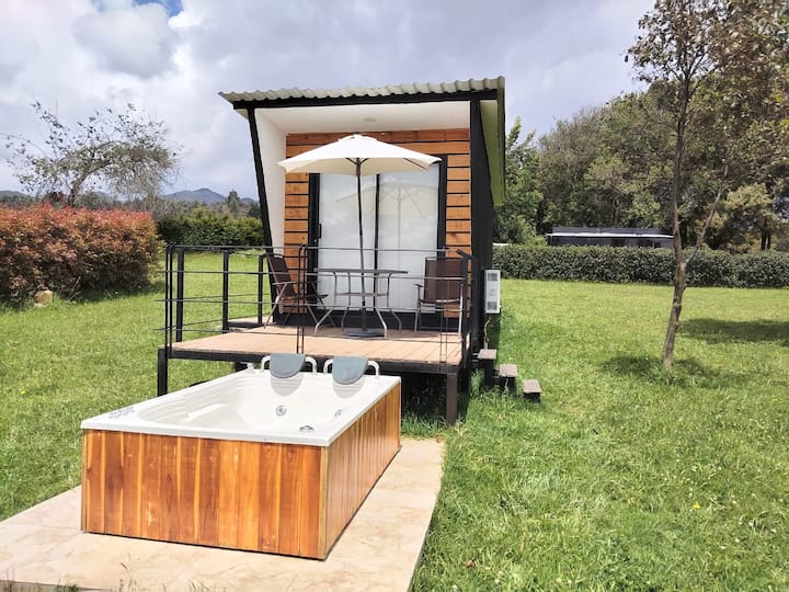 Cabaña Pequeña Con Jacuzzi - Guasca