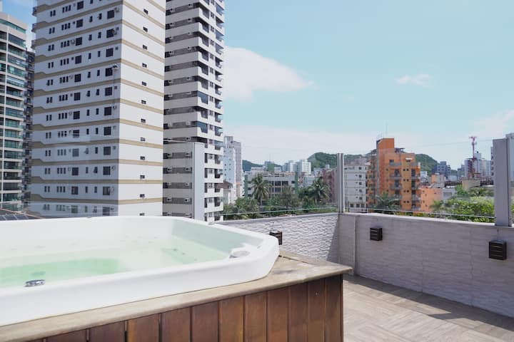 Refúgio Com Jacuzzi, Churrasqueira E Perto Do Mar - Santos