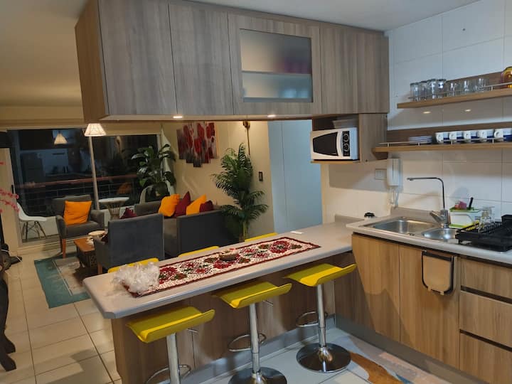 Acogedor Departamento Full Equipado En El Tabo - El Tabo