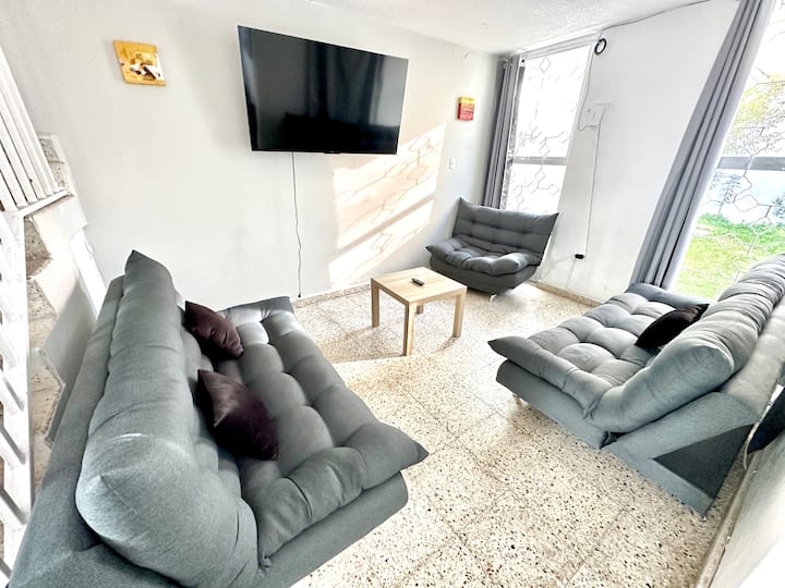 Casa Grande Con Jardín Cómoda 12 Personas Capu - Puebla