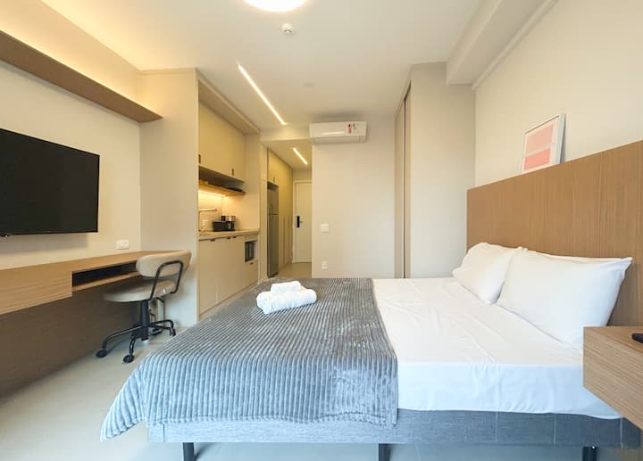 Achado Da Faria Lima! Piscina | Gym | Cama Queen - Brasil