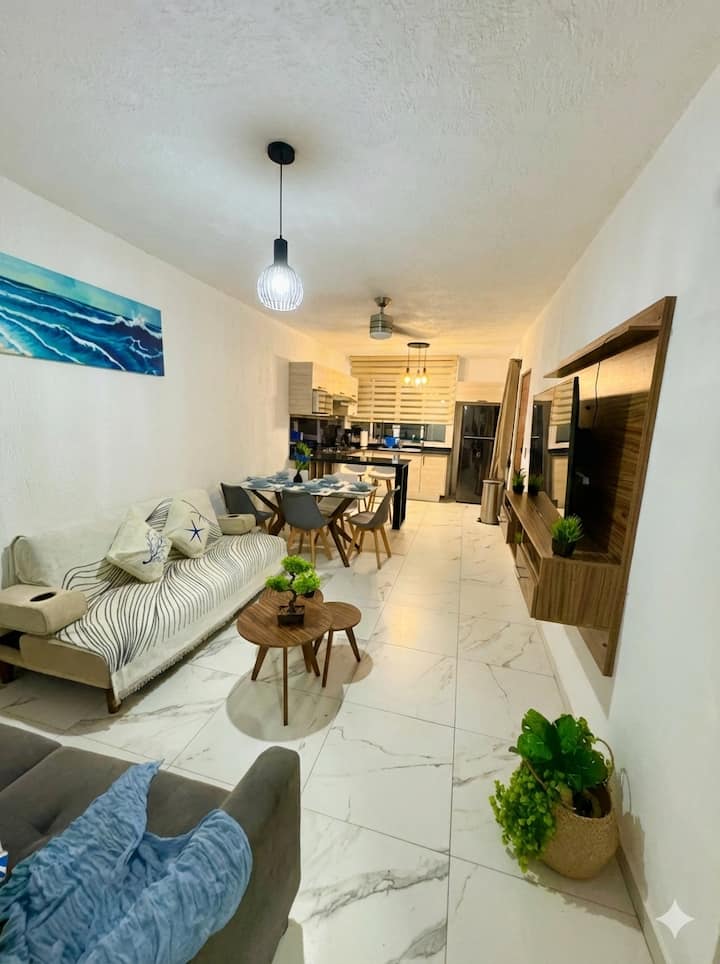 Depto. Azul Pb Sin Escaleras| Coto + Alberca - Manzanillo