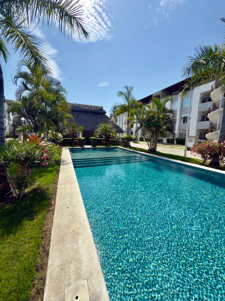 Oasis En Manzanillo Pb Alberca Terraza Cerca Playa - Manzanillo, Colima, Mexico