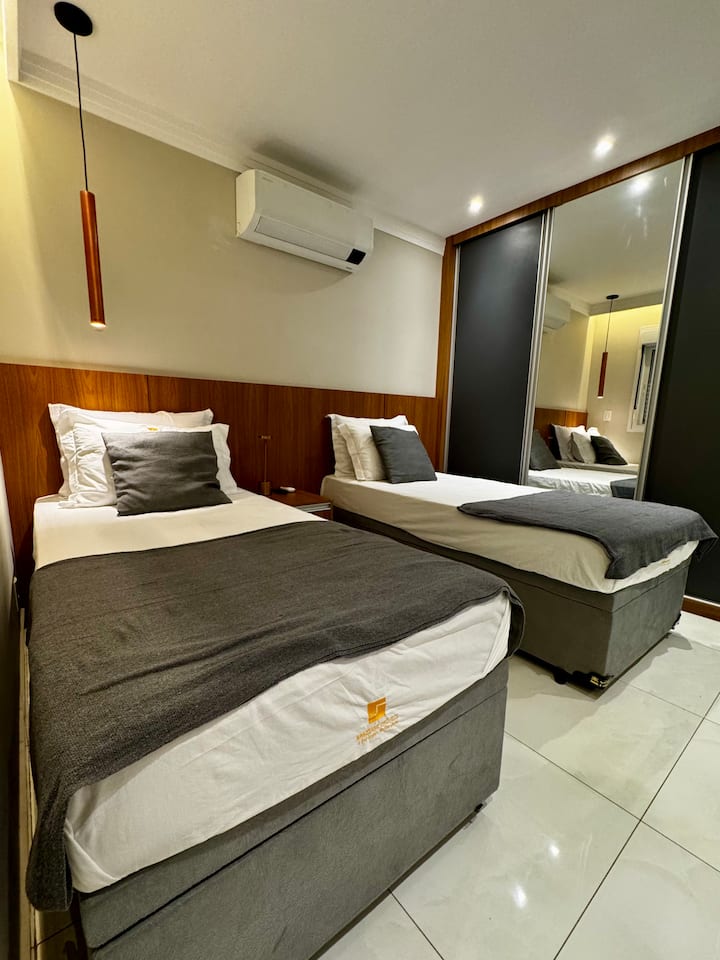 Lindo Ar Piscina Vaga Sauna Centro Aeroporto Gru - Guarulhos