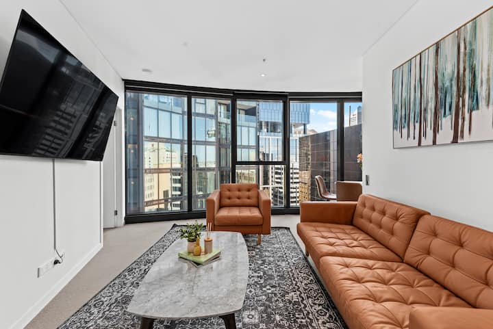 Bright 2br ~ Tallest Building In City + Pool, Gym - Brisbane
