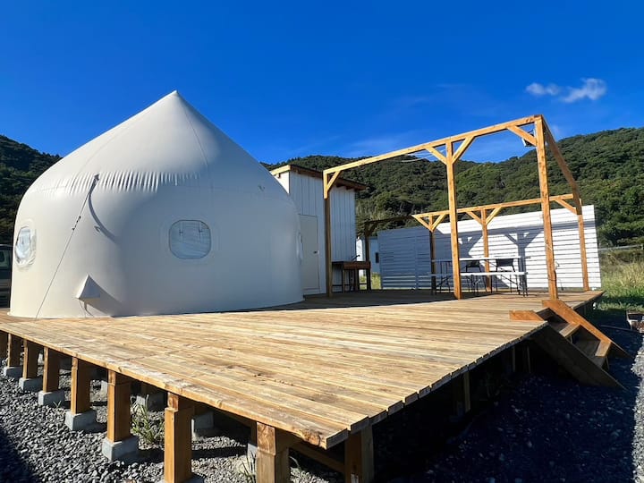 オーシャンビュー独り占め。絶景ドームハウスで過ごす、Bbqと特別な夜。 - Shima