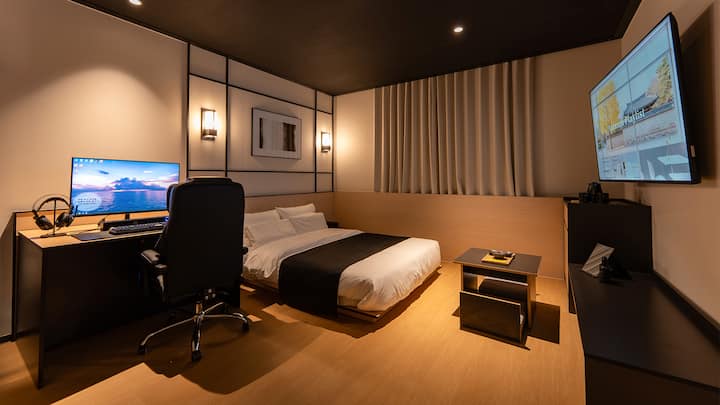 [미타스야 공주]#비즈니스#고사양Pc#미타스야#동학사#차량5분#공주호텔#신축#아늑#스타일러 - Daejeon