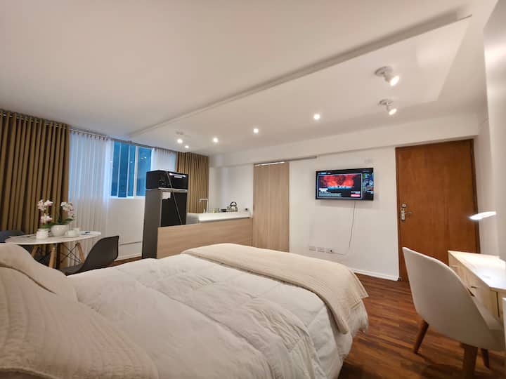 Loft/estudio Con Cocina, Air Cooler Miraflores 404 - Peru