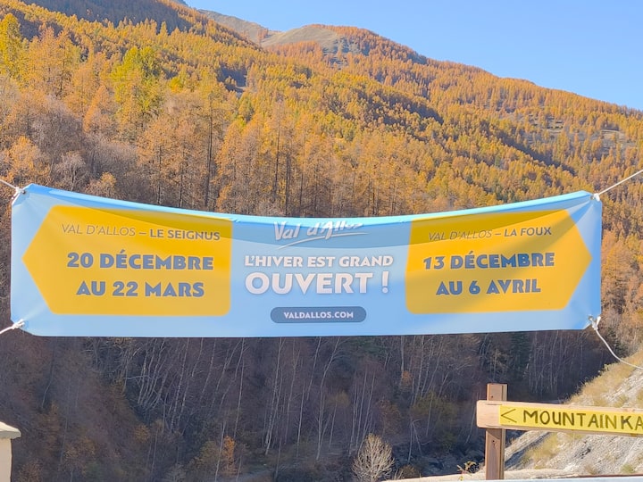 Très Bel Appartement Pistes Du Seignus à 50 Mètres - Allos