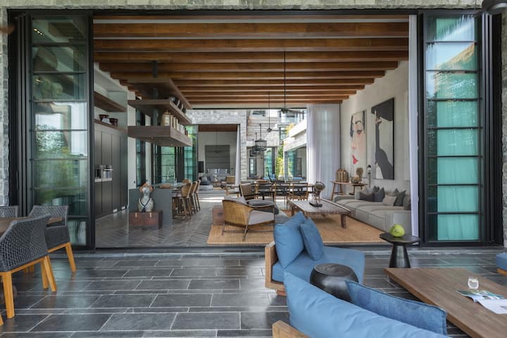 Clay | 15 Brs Beachfront Villa With Private Chef - Ko Samui