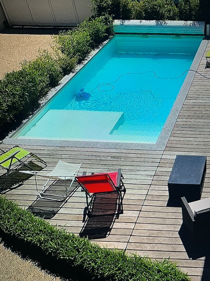 L'oliveraie : Rez-de-jardin Avec Piscine - Corbas