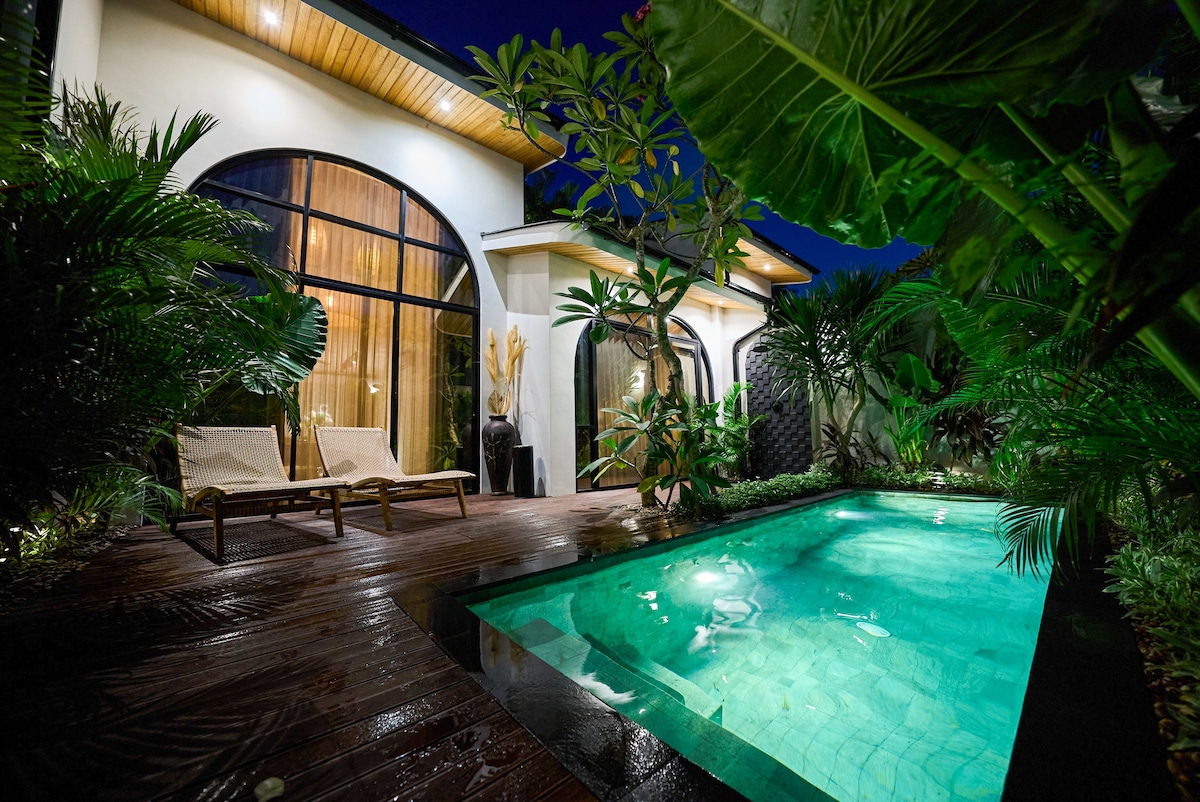 Villa privée avec piscine Canggu Serene Aesthetic 2BR - Villas à louer ...