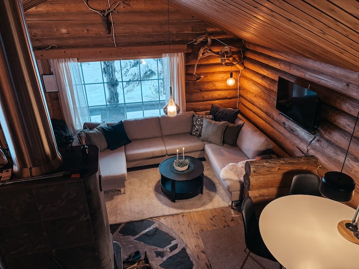 Rustic Log Cabin With Sauna, By The Creek - Rovaniemi