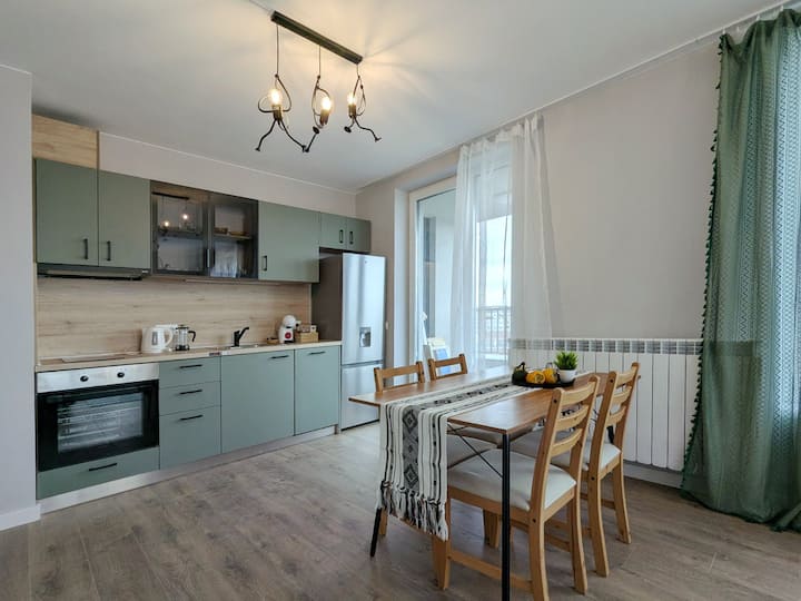 Modern & Cozy Flat W/ Parking + Fast Wi-fi - Bankya