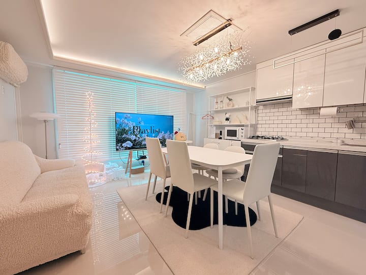 성심당 3분/몽심배달/콜드버터3분/역세권/호텔침구/무료주차/애기의자 - Daejeon