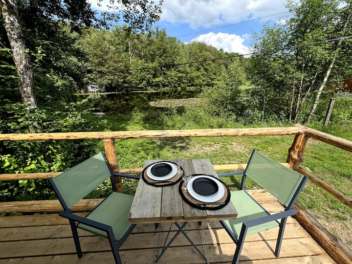 Cabane L'oasis à L'étang D'anty - Remiremont