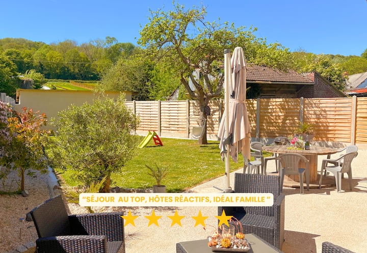 Terrasse & Jardin-plage à 10min-parking, Famille - Criel-sur-Mer