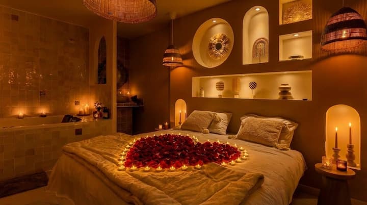 Suite Riad Luxe - Jacuzzi Privé & Jardin Secret - Auterive
