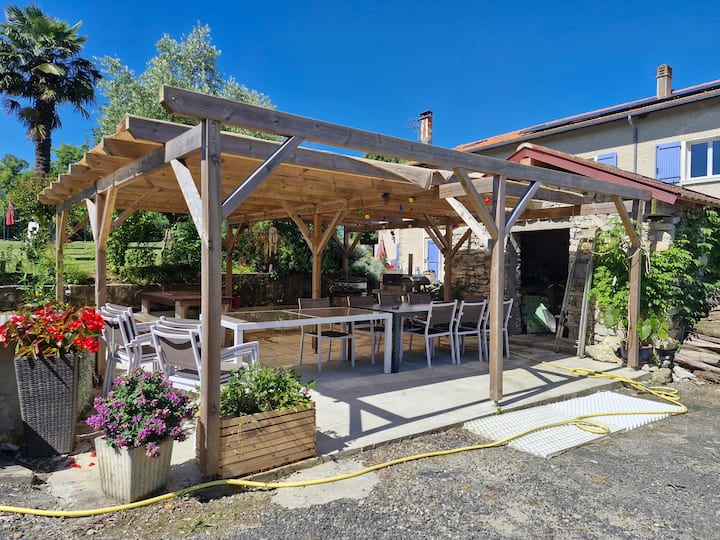 Gite 6 Chambres, Plus Chambre En Mezzanine. - Orthez