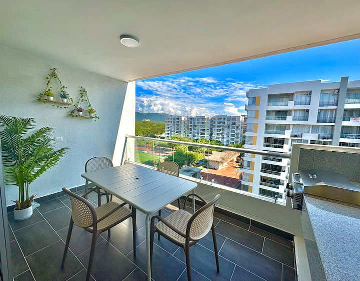 Elegante Apartamento En Ricaurte Con Piscina Y Bbq - Girardot