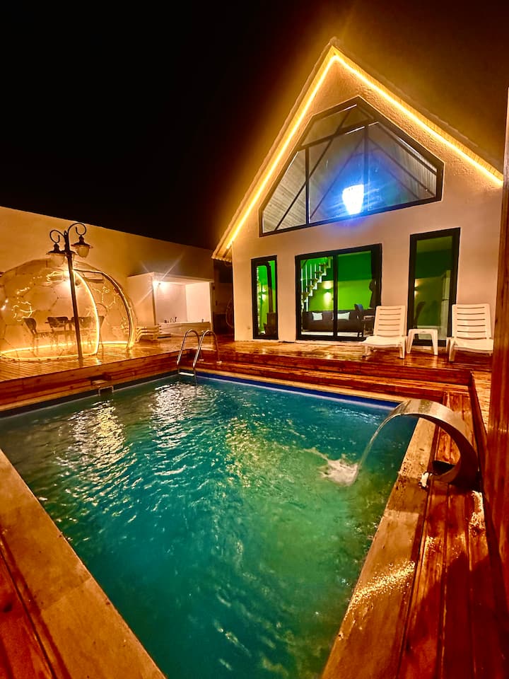 Villa Bungalov, Isıtmalı Havuz, Jakuzi, ÖZel Bahçe - Silivri