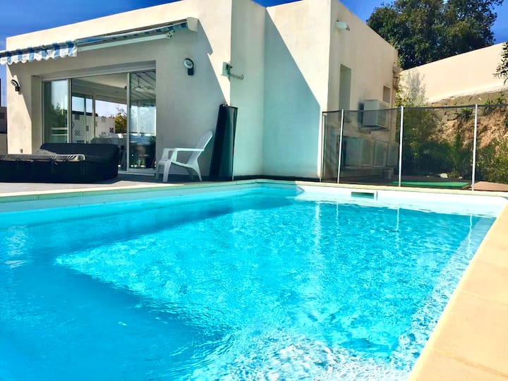Villa Coté Plage Piscine Privative - Ajaccio