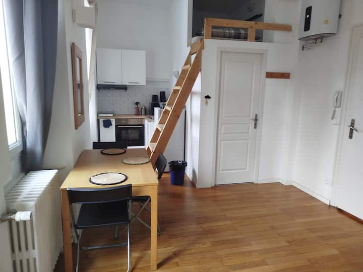 Studio Cosy Avec Mezzanine Et Petite Terrasse - Chambéry