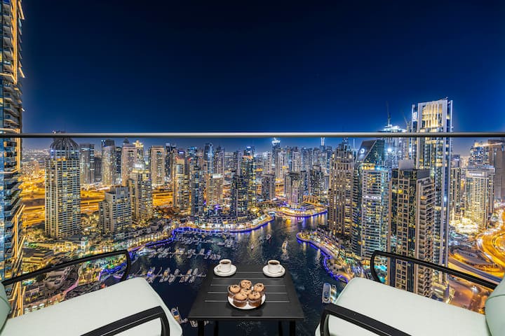 Full Dubai Marina View | 4br | Marina & Sea View - Dubai Marina