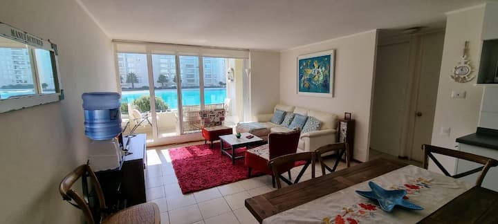 Maravilloso Departamento Familiar En Papudo Laguna - Papudo