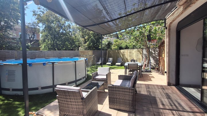 Jolie Villa Jumelée Avec Piscine Et Jardin - Mandelieu-la-Napoule