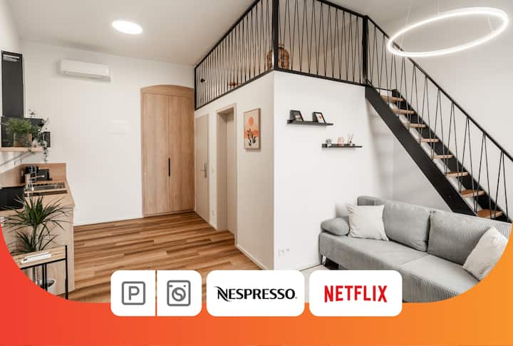 Apartment B | Ac | Netflix | Parking - Brno